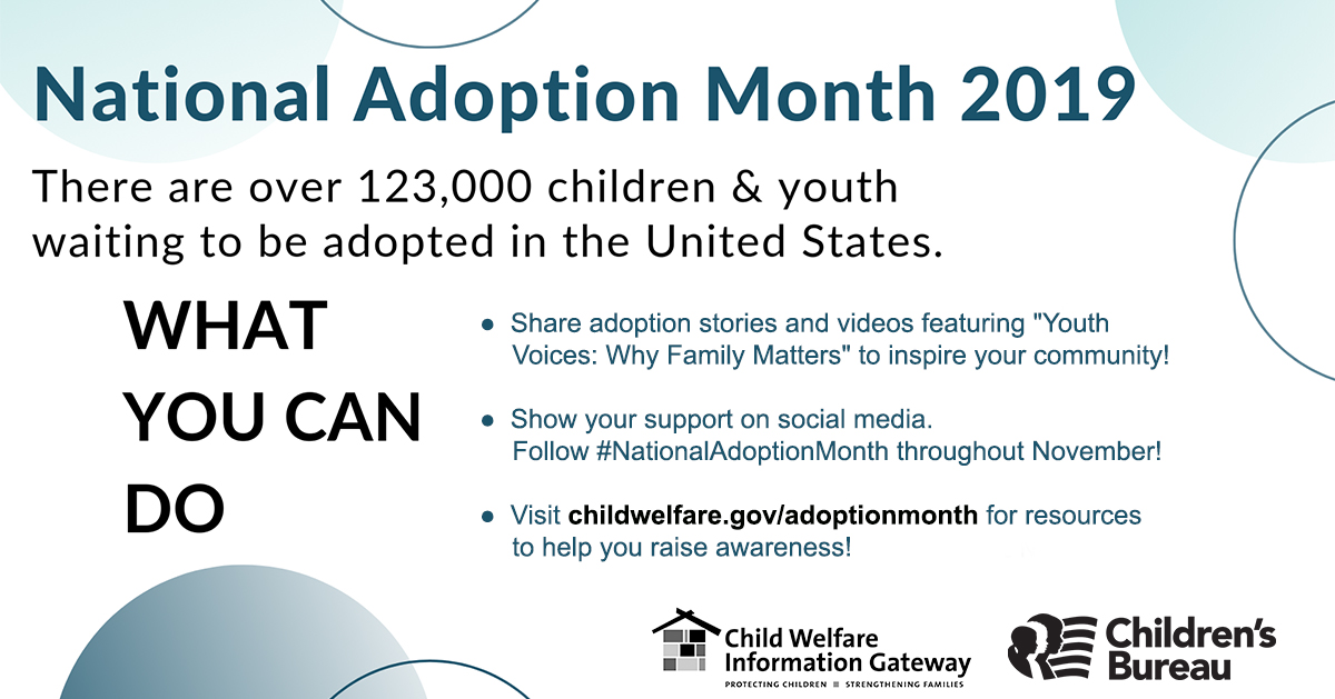 "Family Matters" - National Adoption Month 2019 - Lund